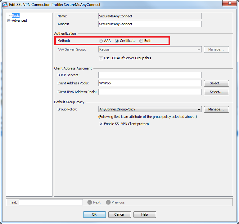 Solved: Authenticating AnyConnect VPN client using certificates - Cisco ... Solved: Authenticating AnyConnect VPN client using certificates - Cisco ...